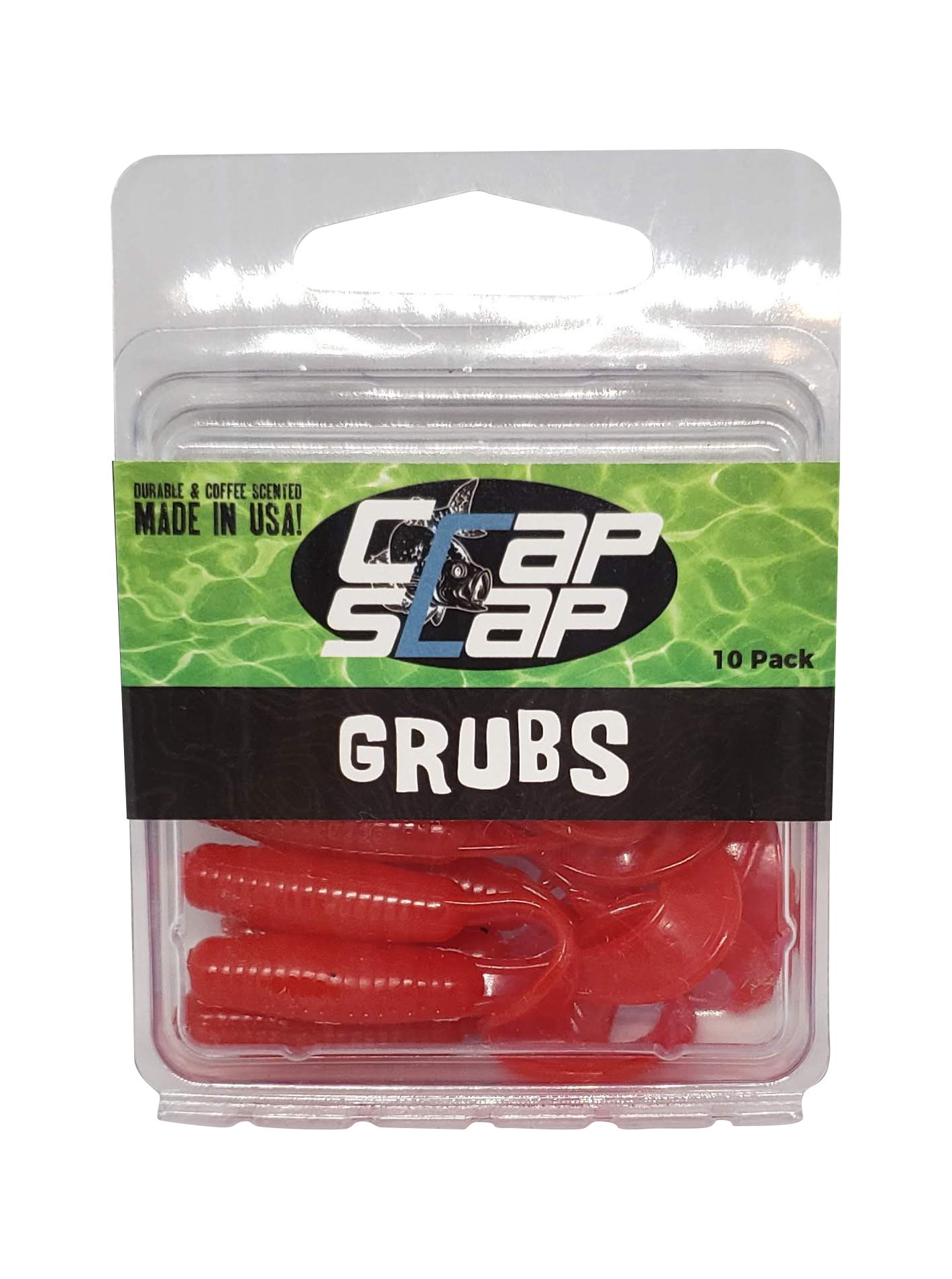 Crap Slap Grub - Red - Cast Cray Outdoors