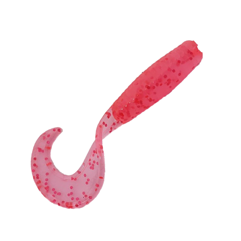 Crap Slap Grubs - Flo Pink - Cast Cray Outdoors