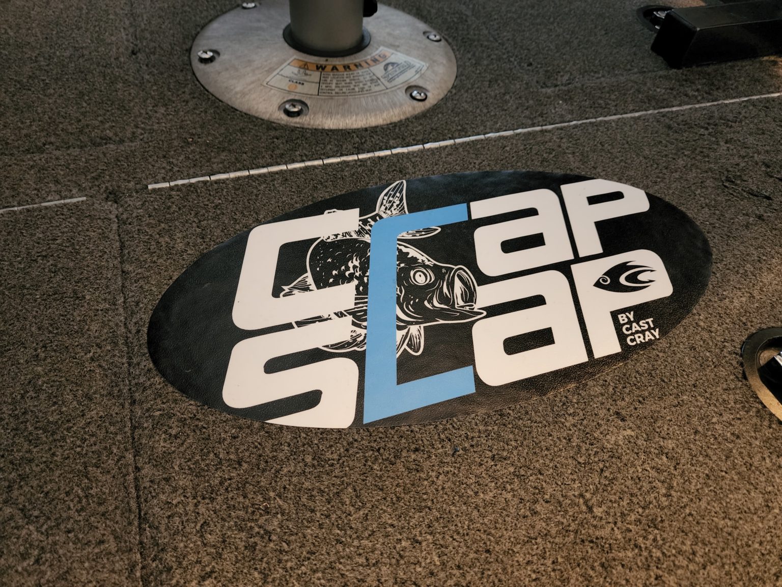 Crap Slap Carpet Sticker - Cast Cray Outdoors