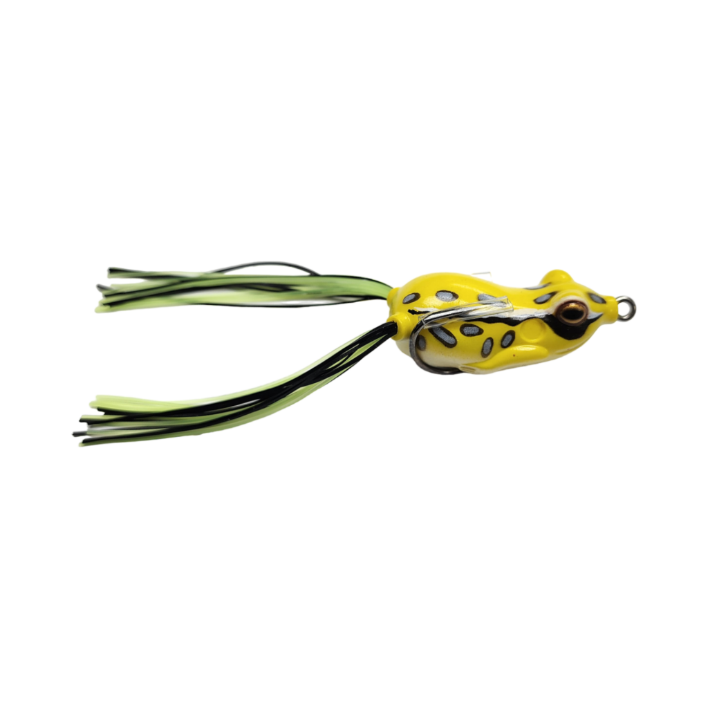 Small Top Water Frog - Banana Lightning - Cast Cray Outdoors