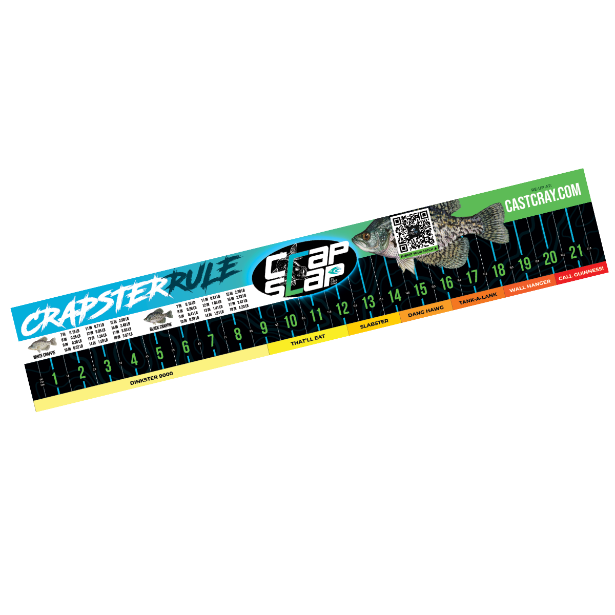 Crapster Ruler Cast Cray Outdoors